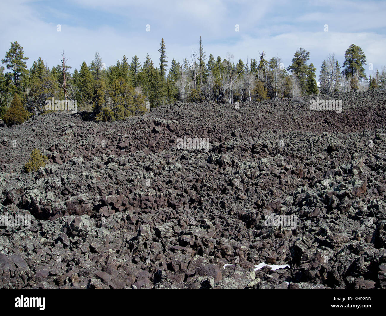 Volcanic field, Black Rock Desert, Markagunt Plateau, Utah Stock Photo ...