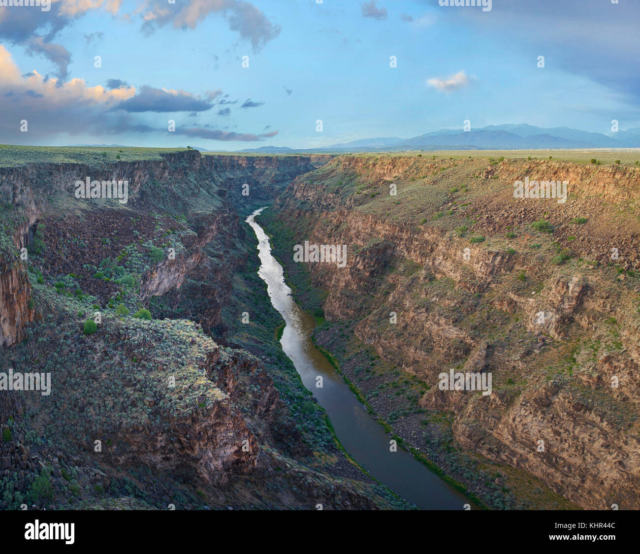 River in gorge, Rio Grande Gorge, Rio Grande del Norte National ...