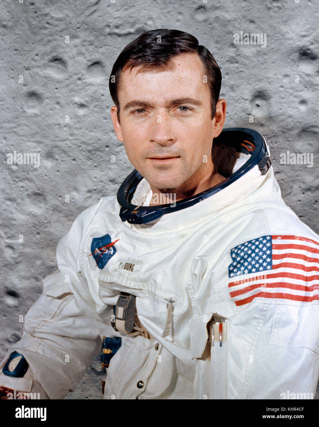 Official portrait of NASA Apollo 10 manned lunar orbital mission prime ...