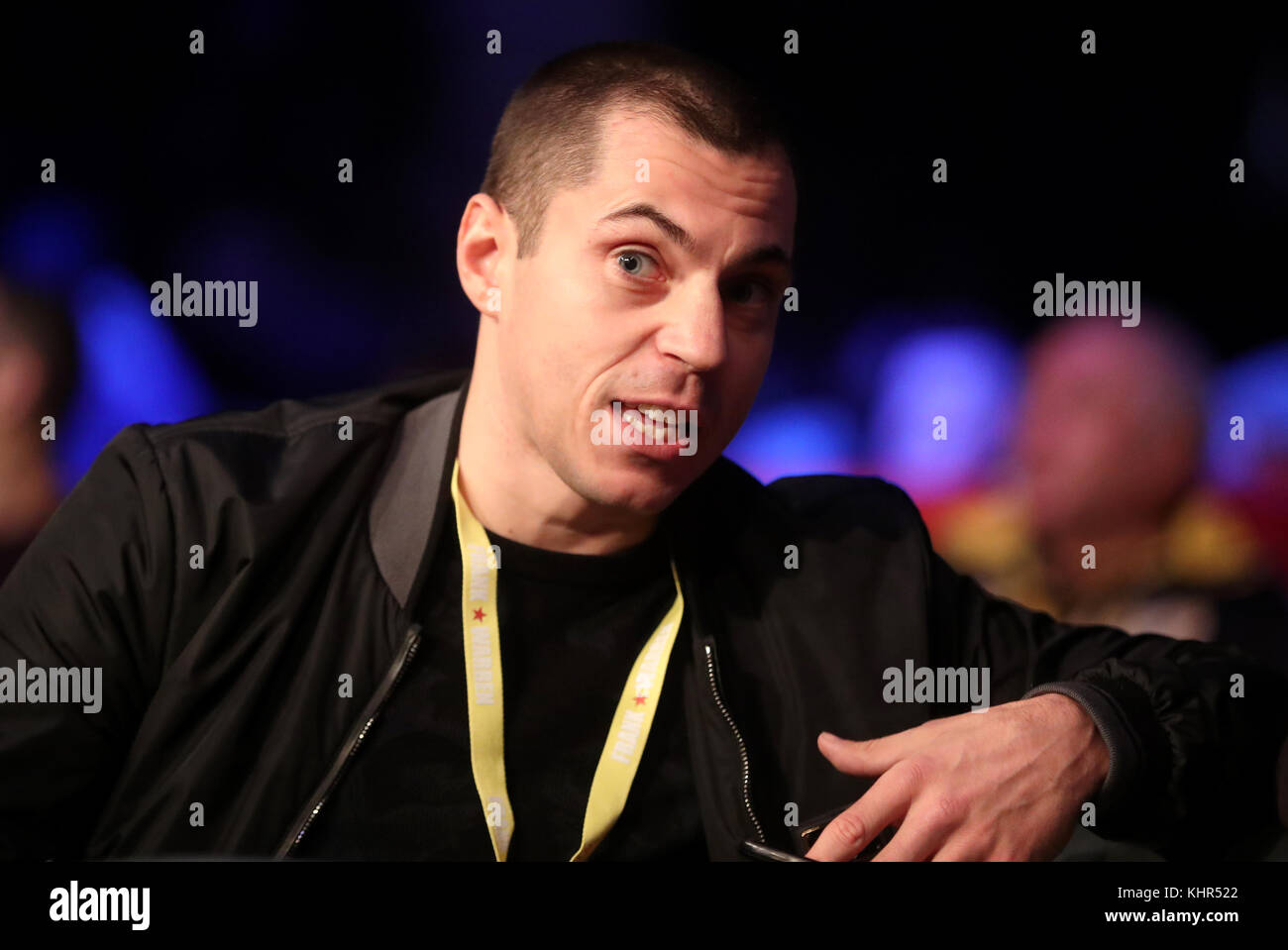 Boxer Scott Quigg at the SSE Arena Belfast. PRESS ASSOCIATION Photo ...