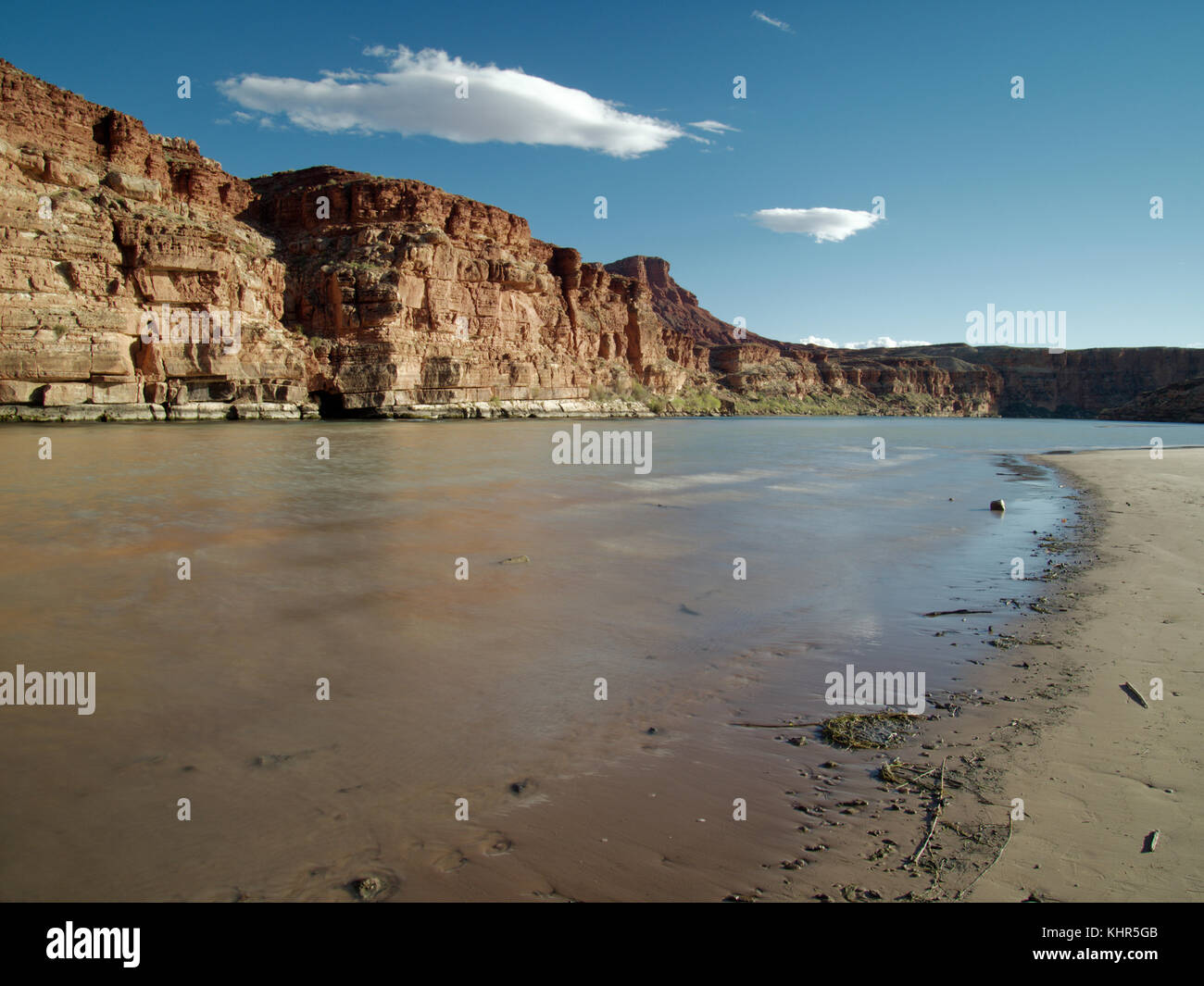 Colorado River at Lee's Ferry, Glen Canyon National Recreation Area ...