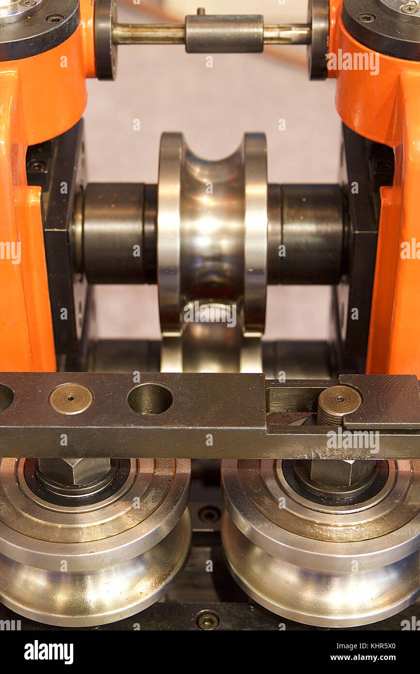 Various metal elements of rolls of rolling mills, machine tools Stock ...