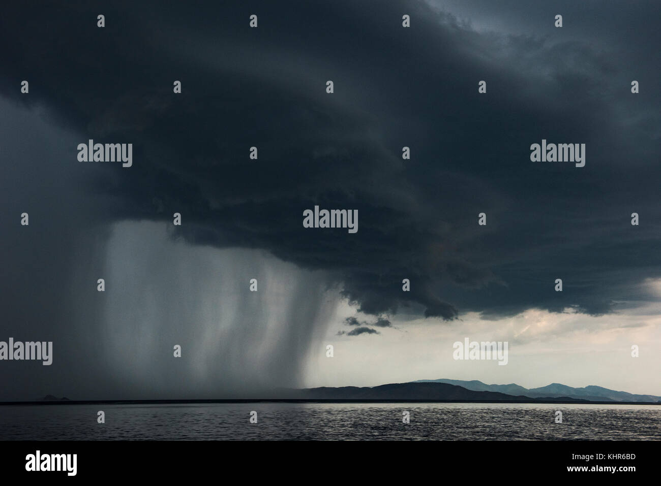 Storm over islands, Lesser Sunda Islands, Indonesia Stock Photo - Alamy