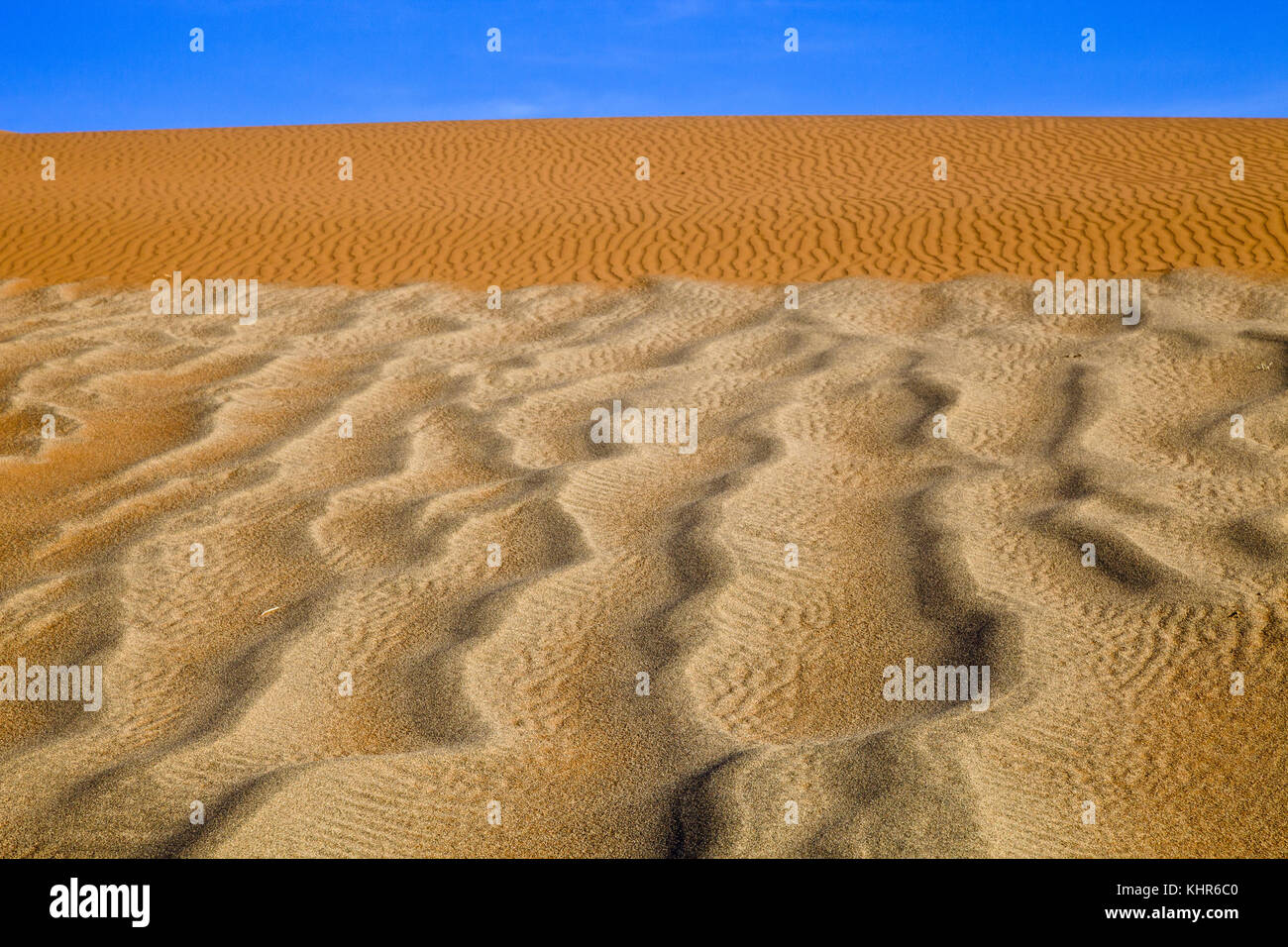 Sand patterns, Sossusvlei, Namib-Naukluft National Park, Namibia Stock ...