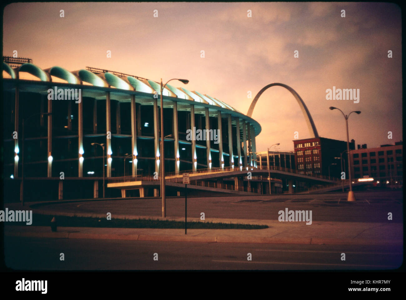 Busch Stadium Sunset