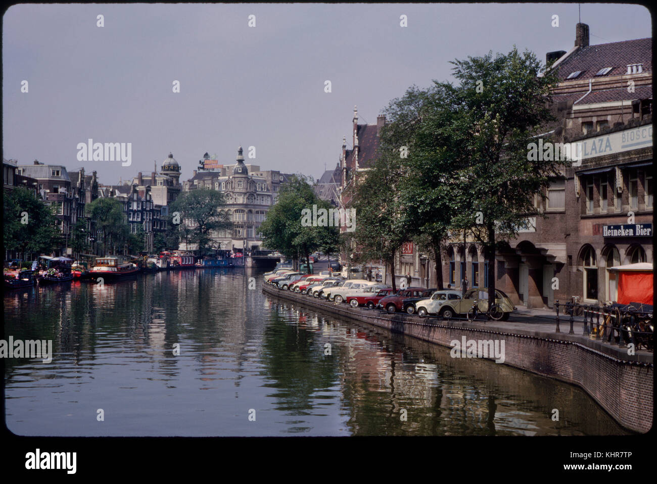 Singel Canal, Amsterdam, Netherlands, 1963 Stock Photo - Alamy