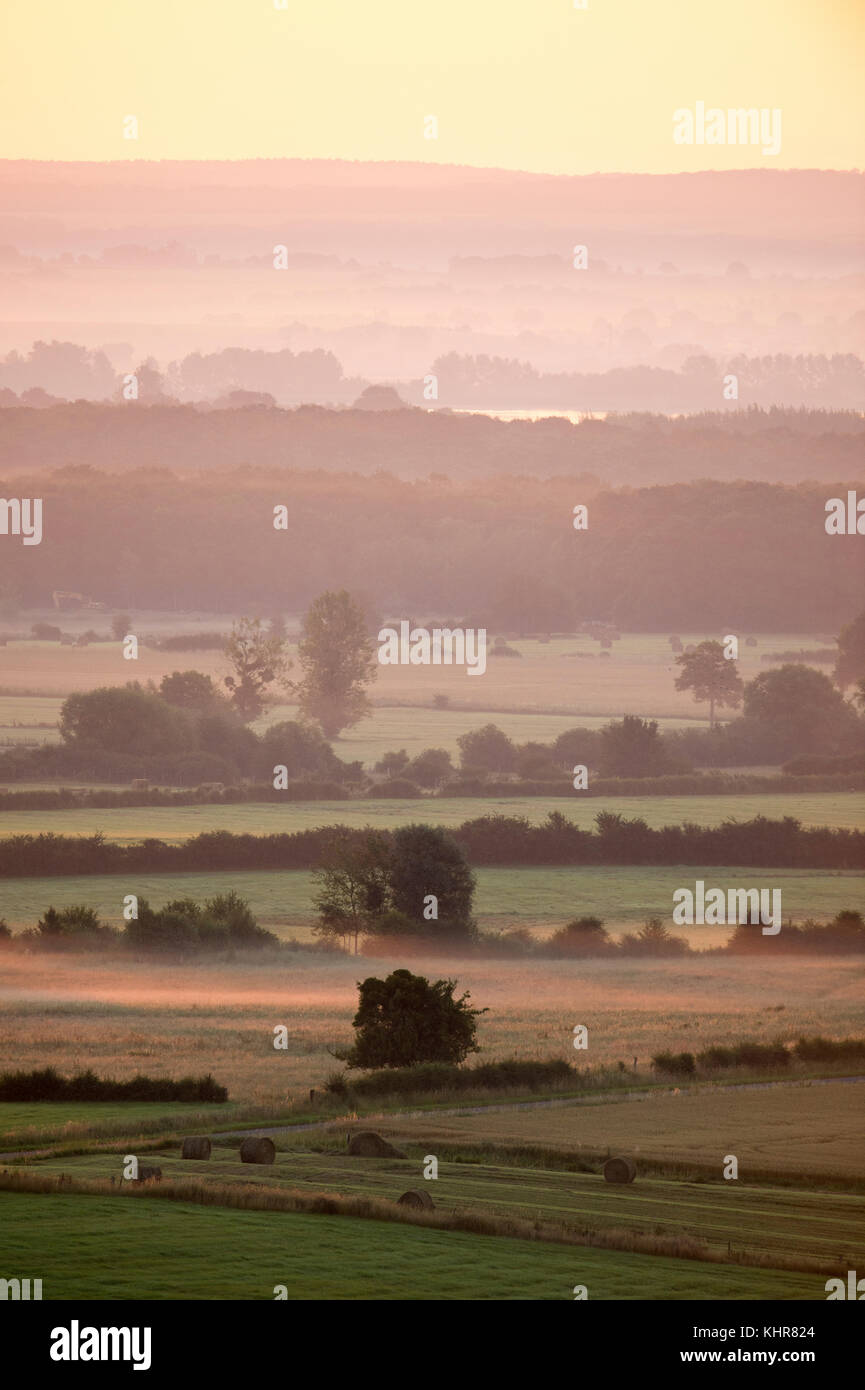 Agricultural fields in spring, Lorraine, France Stock Photo - Alamy