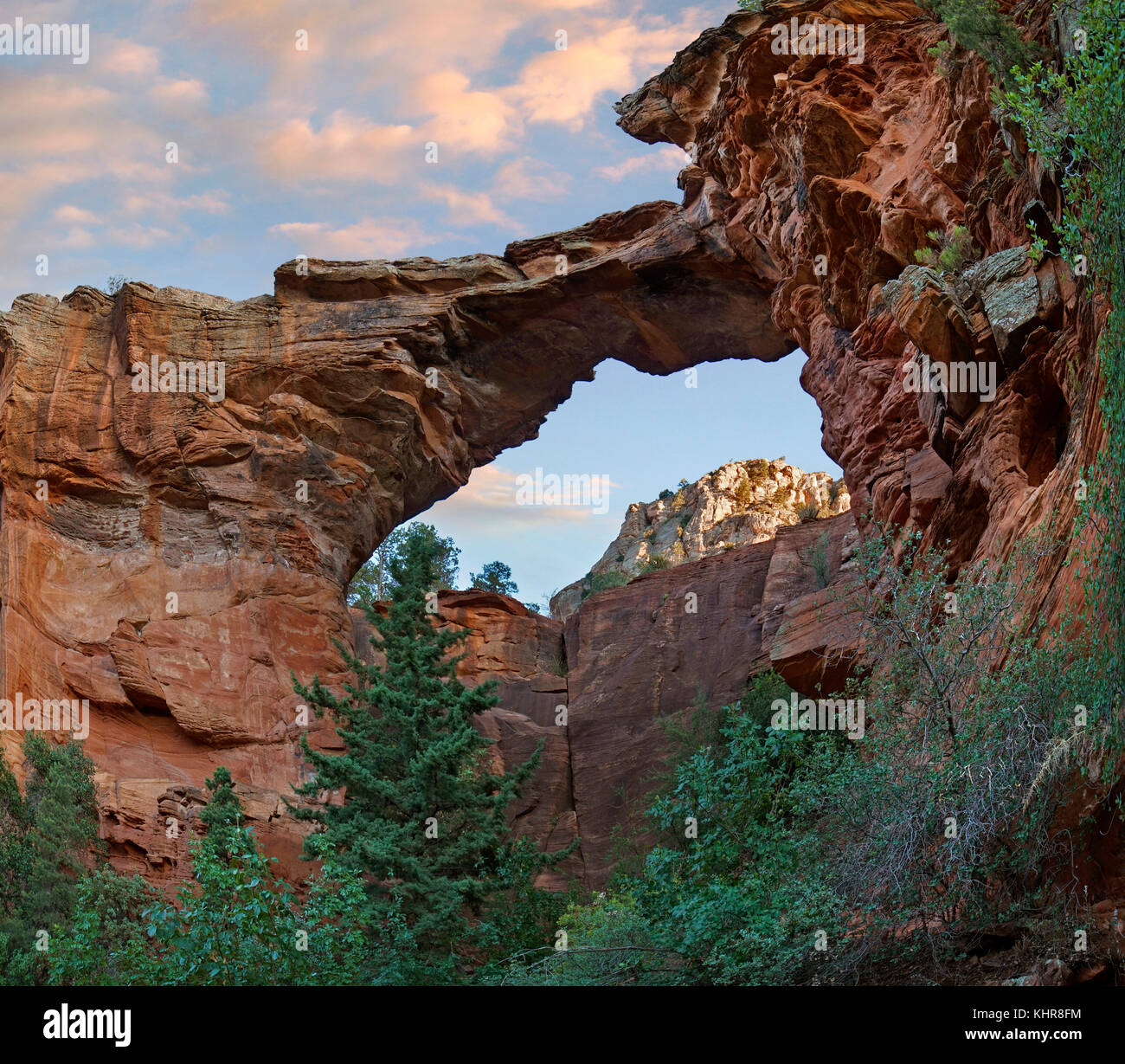 Natural arch, Devil's Arch, Red Rock-Secret Mountain Wilderness ...