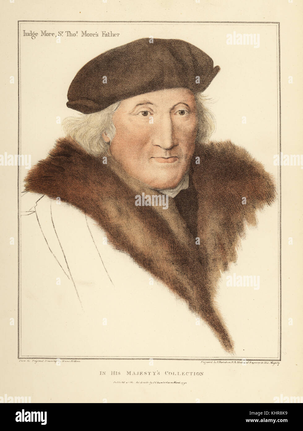 Sir John More, lawyer and judge (1451-1533). Father of Thomas More ...
