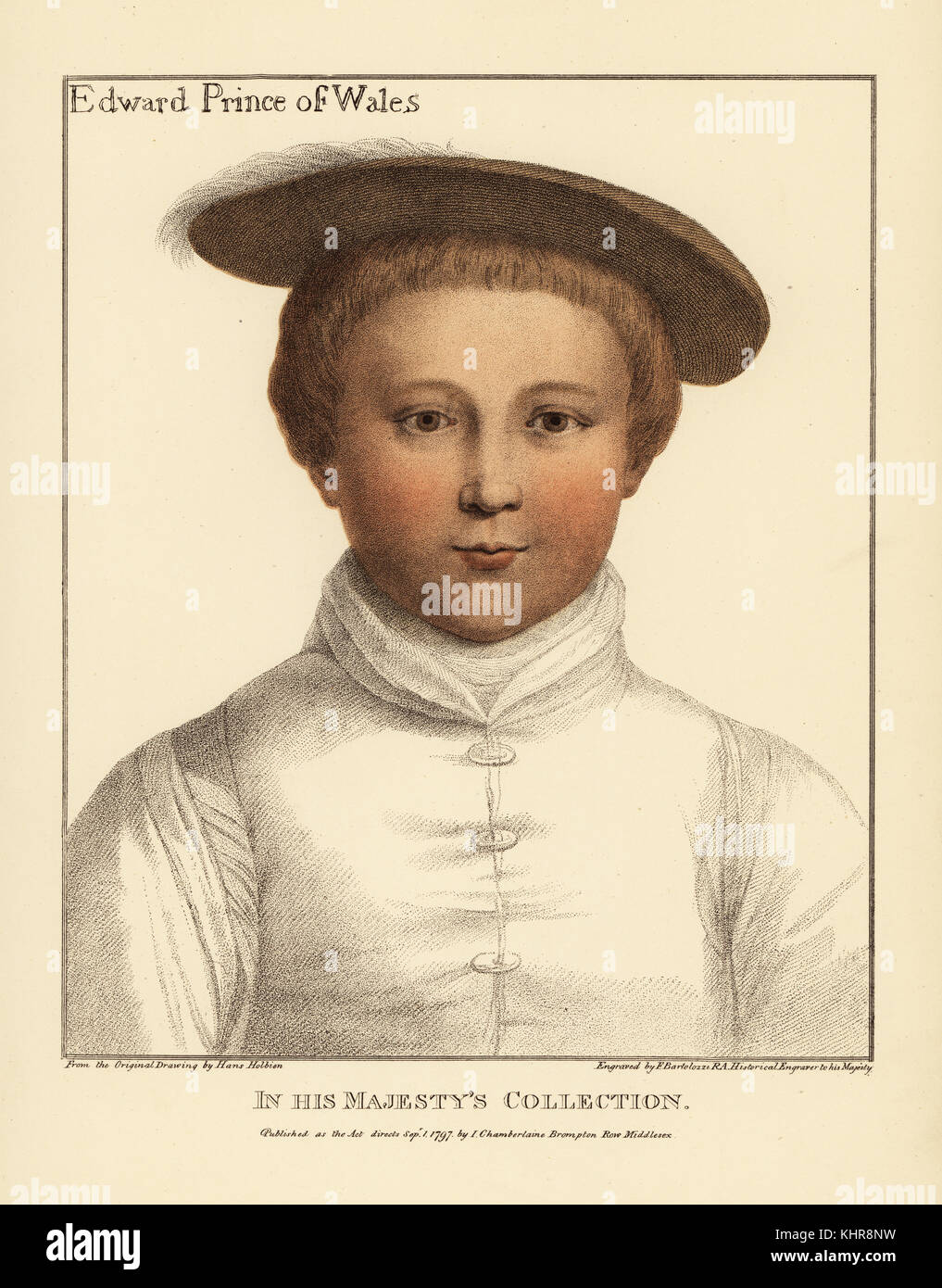Edward, Prince of Wales, aged 3-5, later King Edward VI of England ...