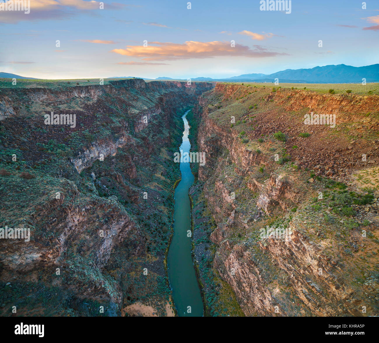 River in gorge, Rio Grande Gorge, Rio Grande del Norte National ...
