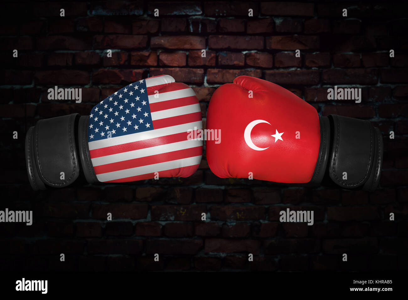 Turkish and american flag hi-res stock photography and images - Alamy