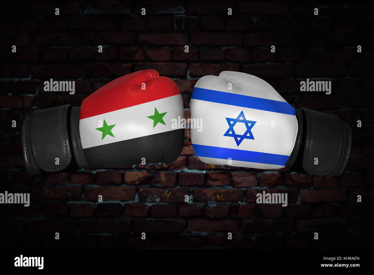 match. Confrontation between the Syria and Israel. Syrian, Israeli ...