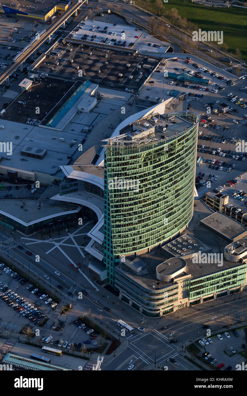 Aerial view on the shopping mall and Univercity Stock Photo - Alamy
