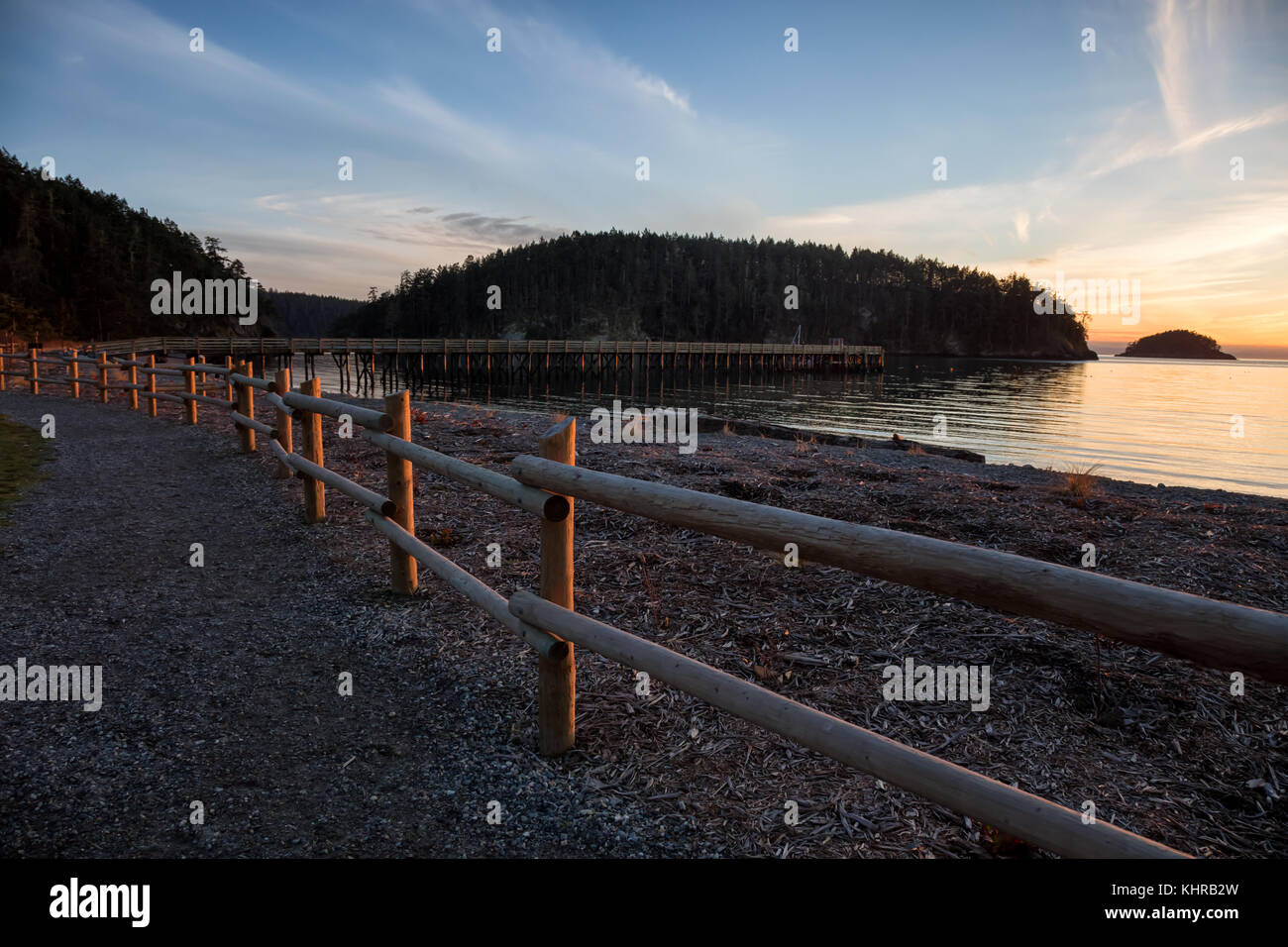Scenic landscape view on the beach on Pacific Ocean. Picture taken near ...