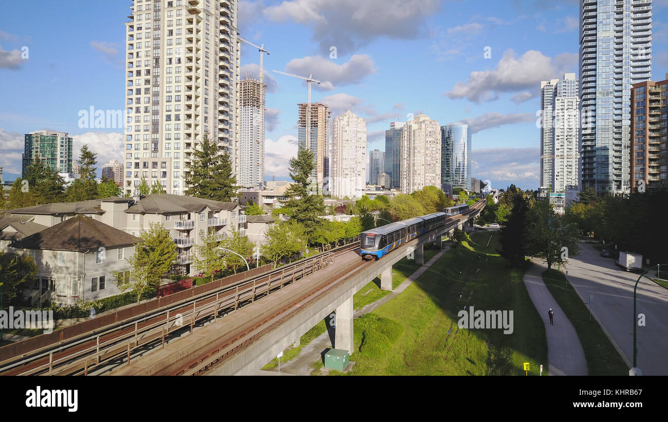 Metrotown skytrain hi-res stock photography and images - Alamy