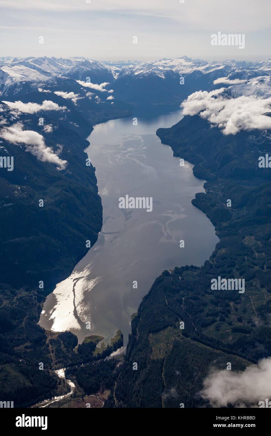 Jervis inlet aerial hi-res stock photography and images - Alamy