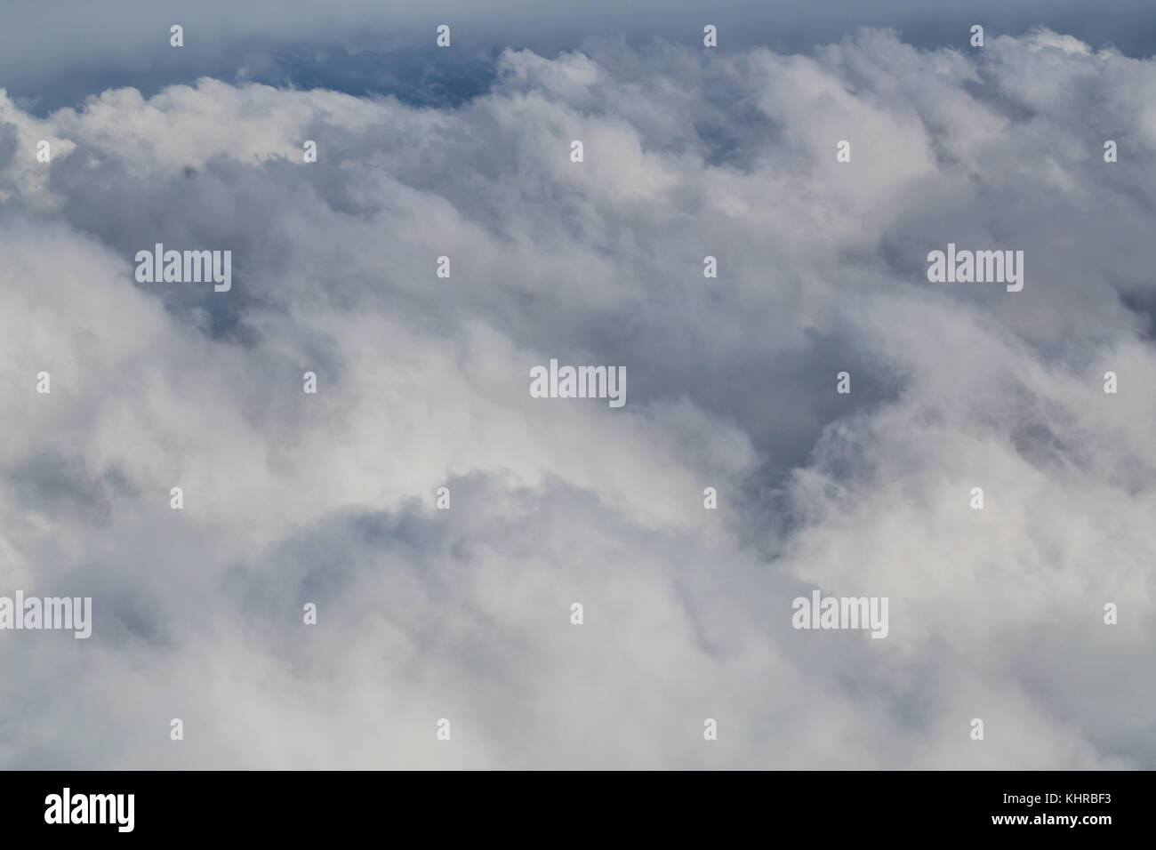 Aerial view of the Top of the Clouds. Perfect for Background Use Stock ...