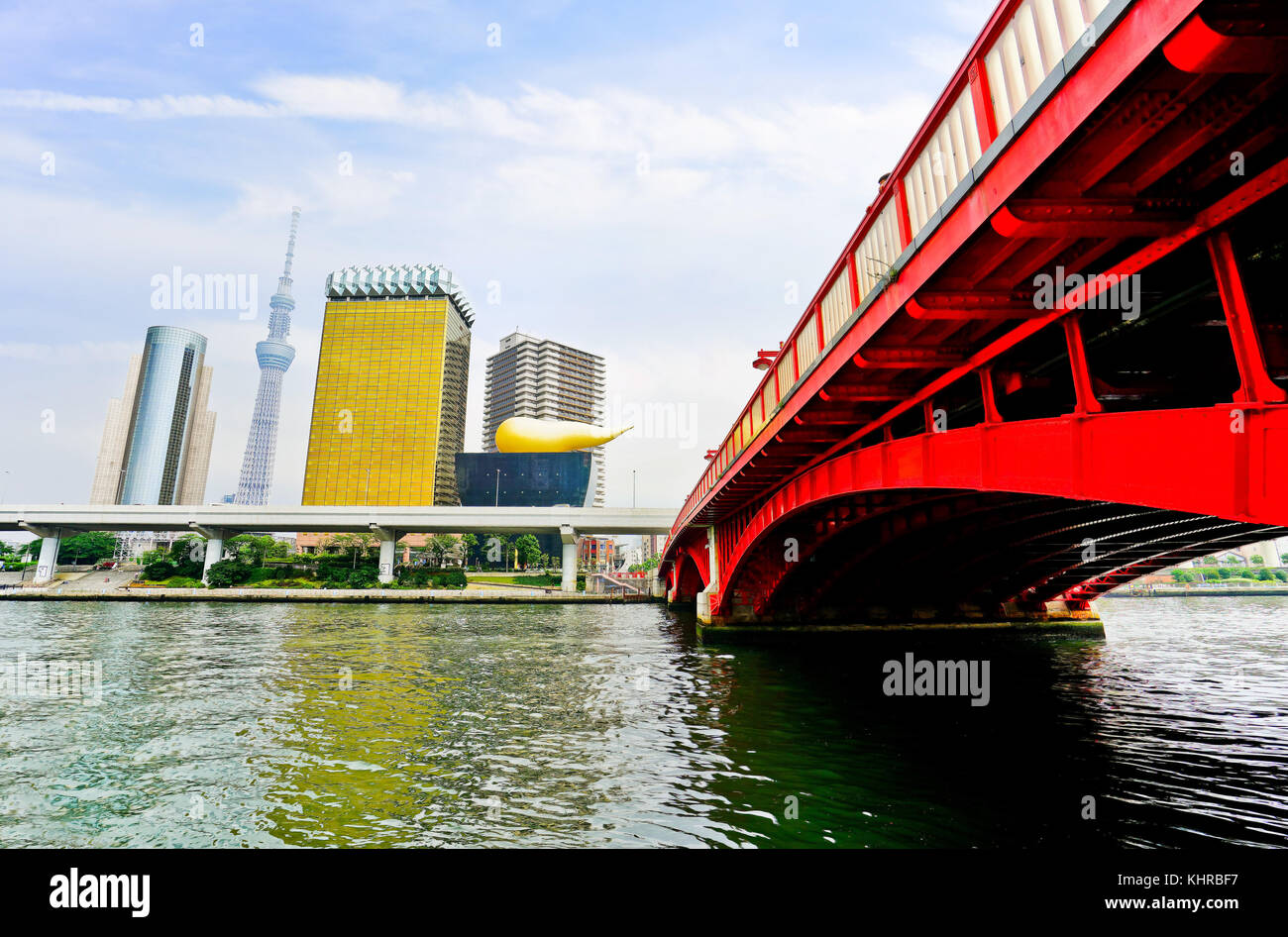 View of the Tokyo skyline in a sunny day Stock Photo - Alamy