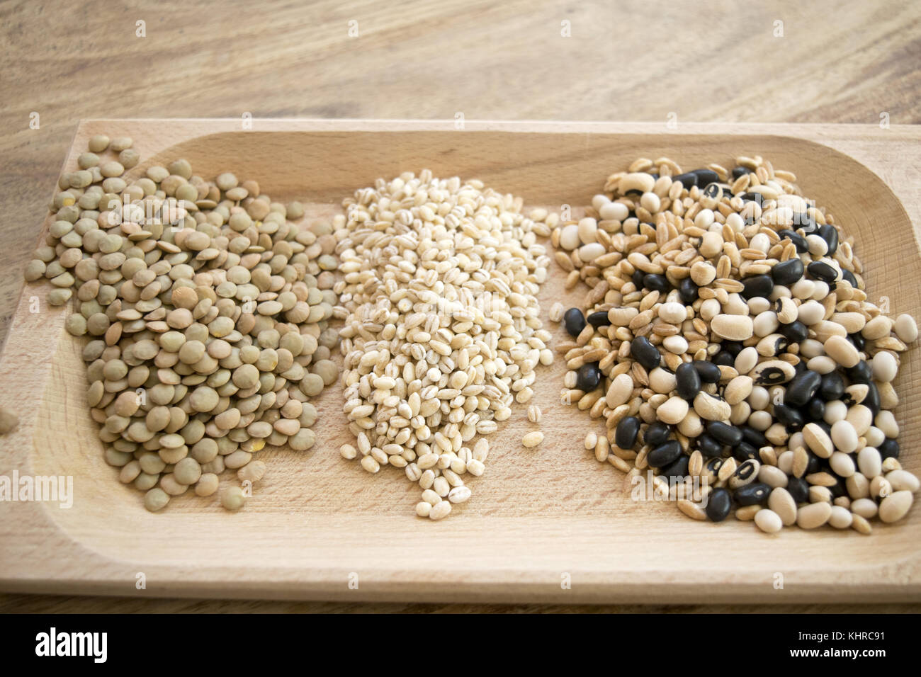 Lentils barley hi-res stock photography and images - Alamy