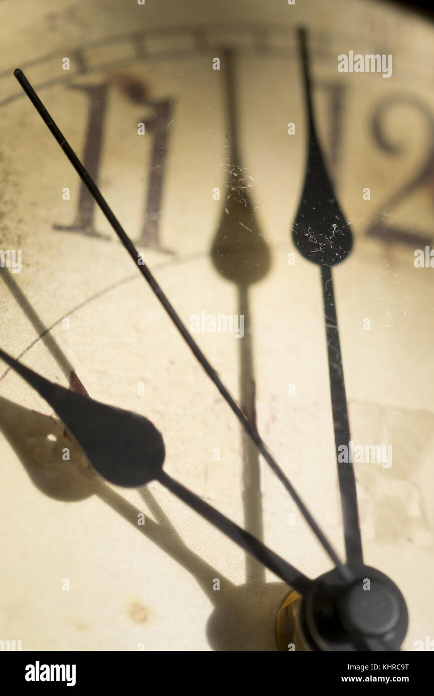concept of time with the face of an old clock Stock Photo - Alamy