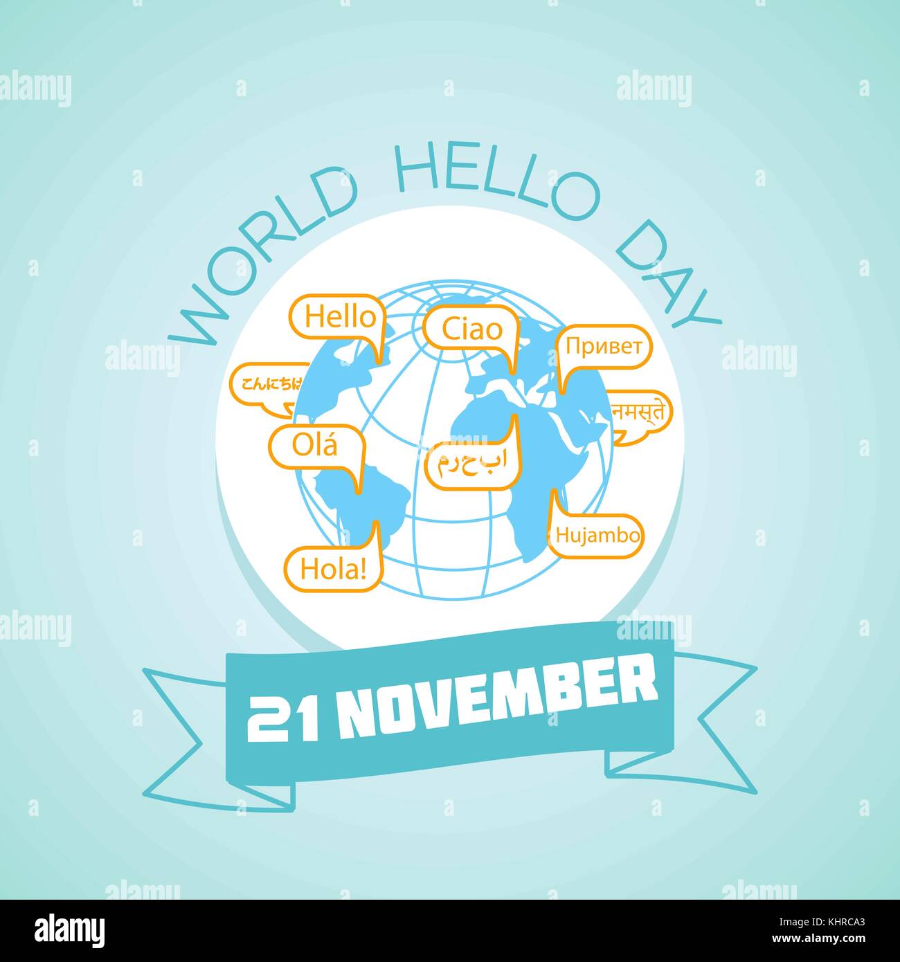 Calendar for each day on november 21. Greeting card. Holiday - World ...