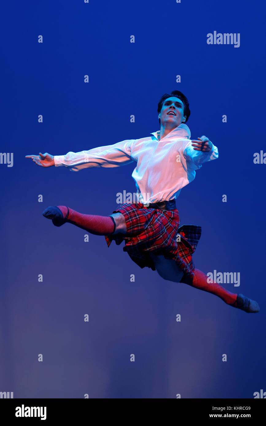 St. Petersburg, Russia - November 16, 2017: Ballet soloist of Mariinsky ...