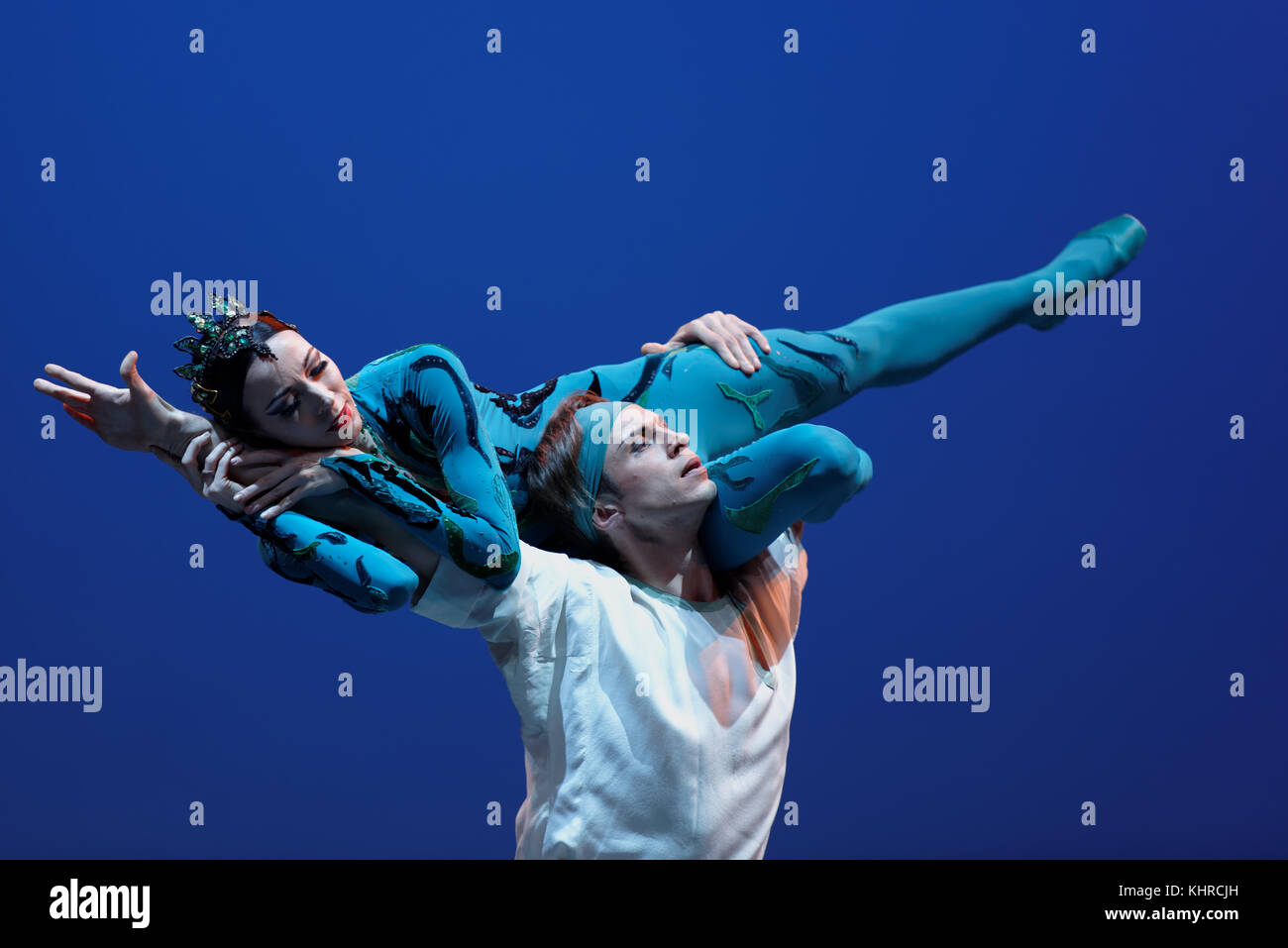 St. Petersburg, Russia - November 16, 2017: Ballet soloists of ...