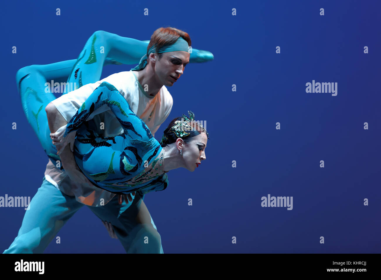 St. Petersburg, Russia - November 16, 2017: Ballet soloists of ...