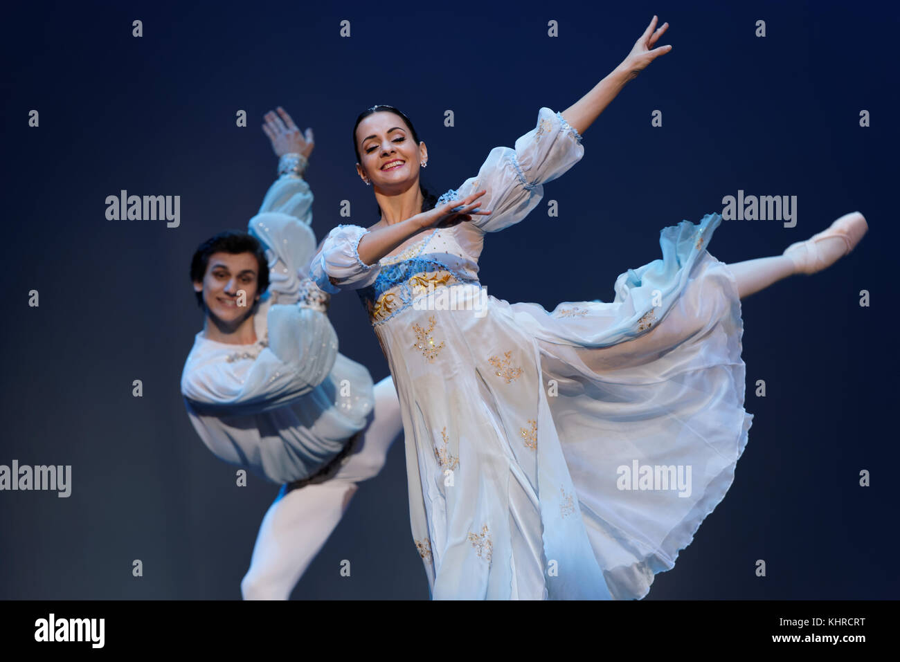 St. Petersburg, Russia - November 16, 2017: Soloists of Novosibirsk ...