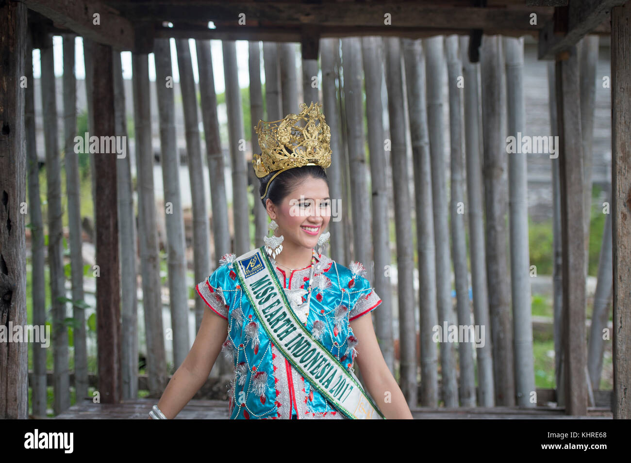 Michelle Victoria Alriani, 20, Miss Earth Indonesia 2017 pose for ...
