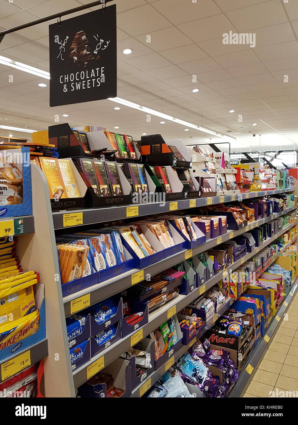 Store chocolate selection box ireland hi-res stock photography and ...