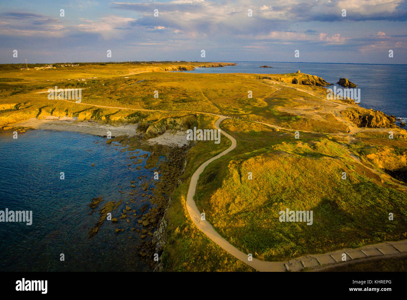 Quiberon aerial view hi-res stock photography and images - Alamy