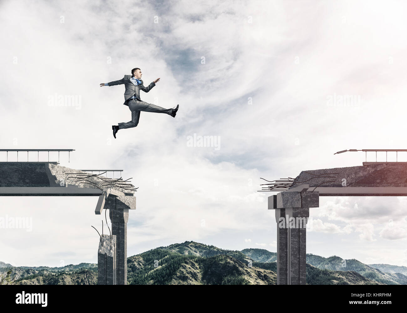 Problems and difficulties overcoming concept Stock Photo - Alamy