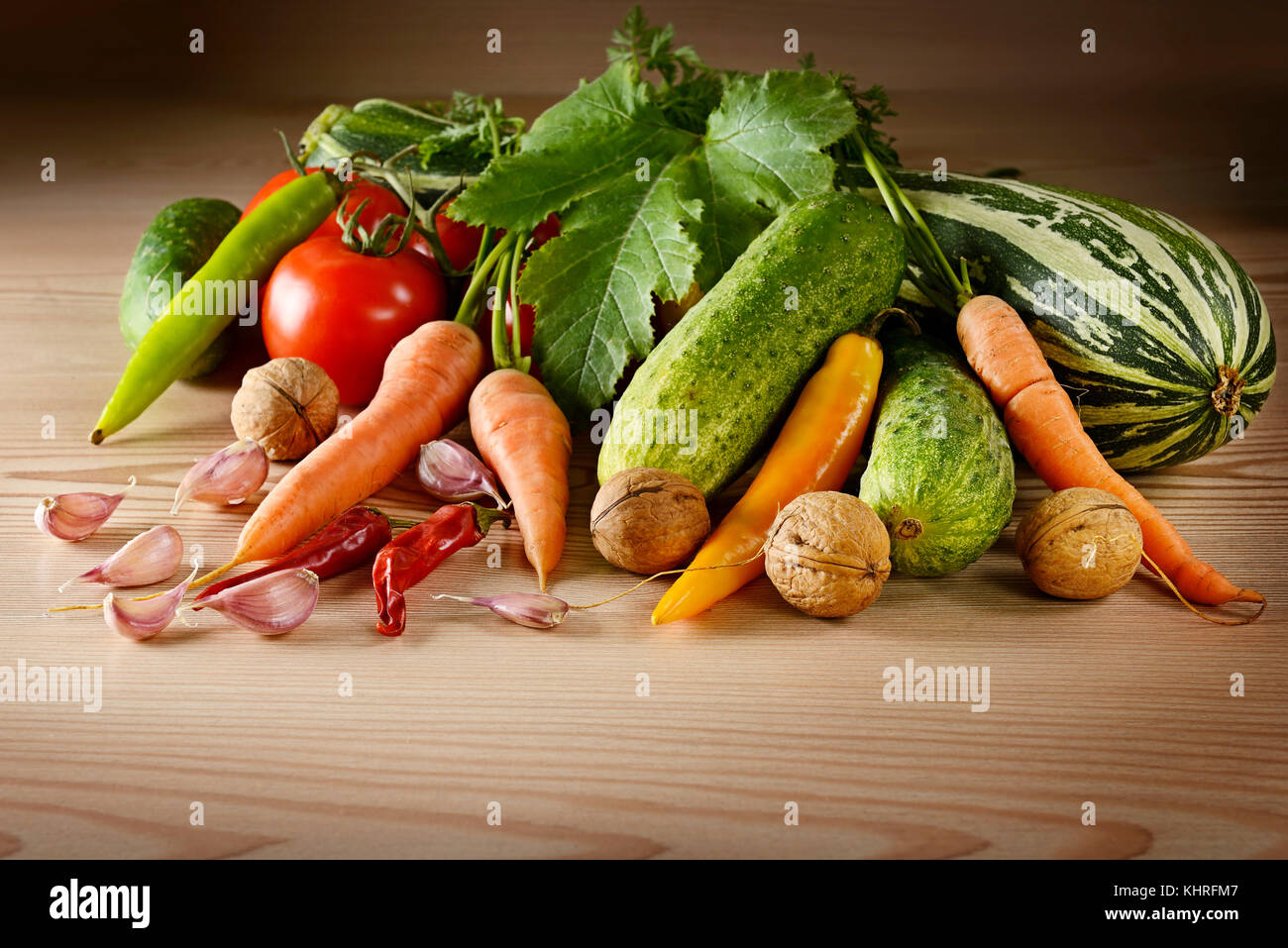 Food vegetables nutrition table hi-res stock photography and images - Alamy