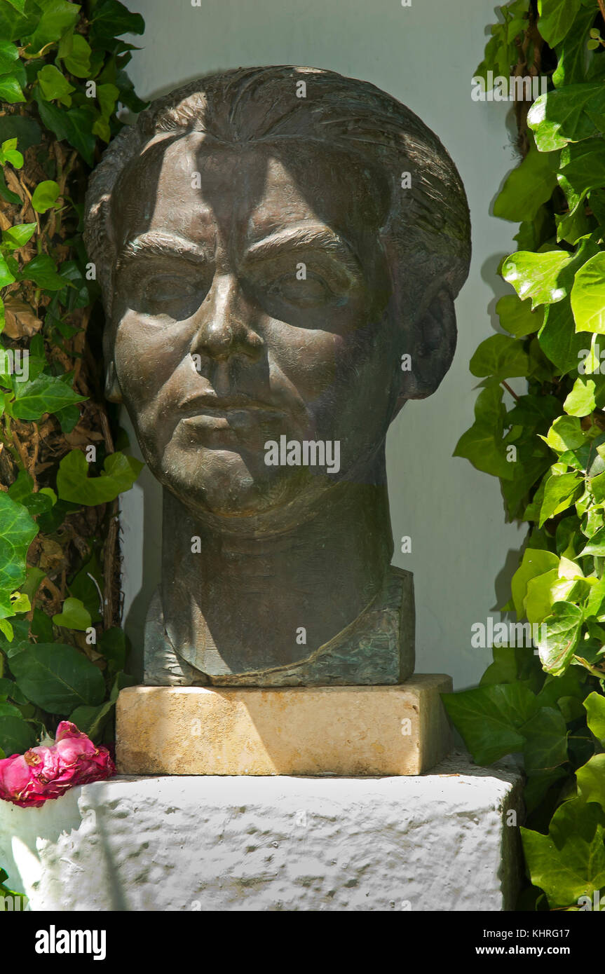 Birthplace - museum of the poet Federico Garcia Lorca, Sculpture of the ...