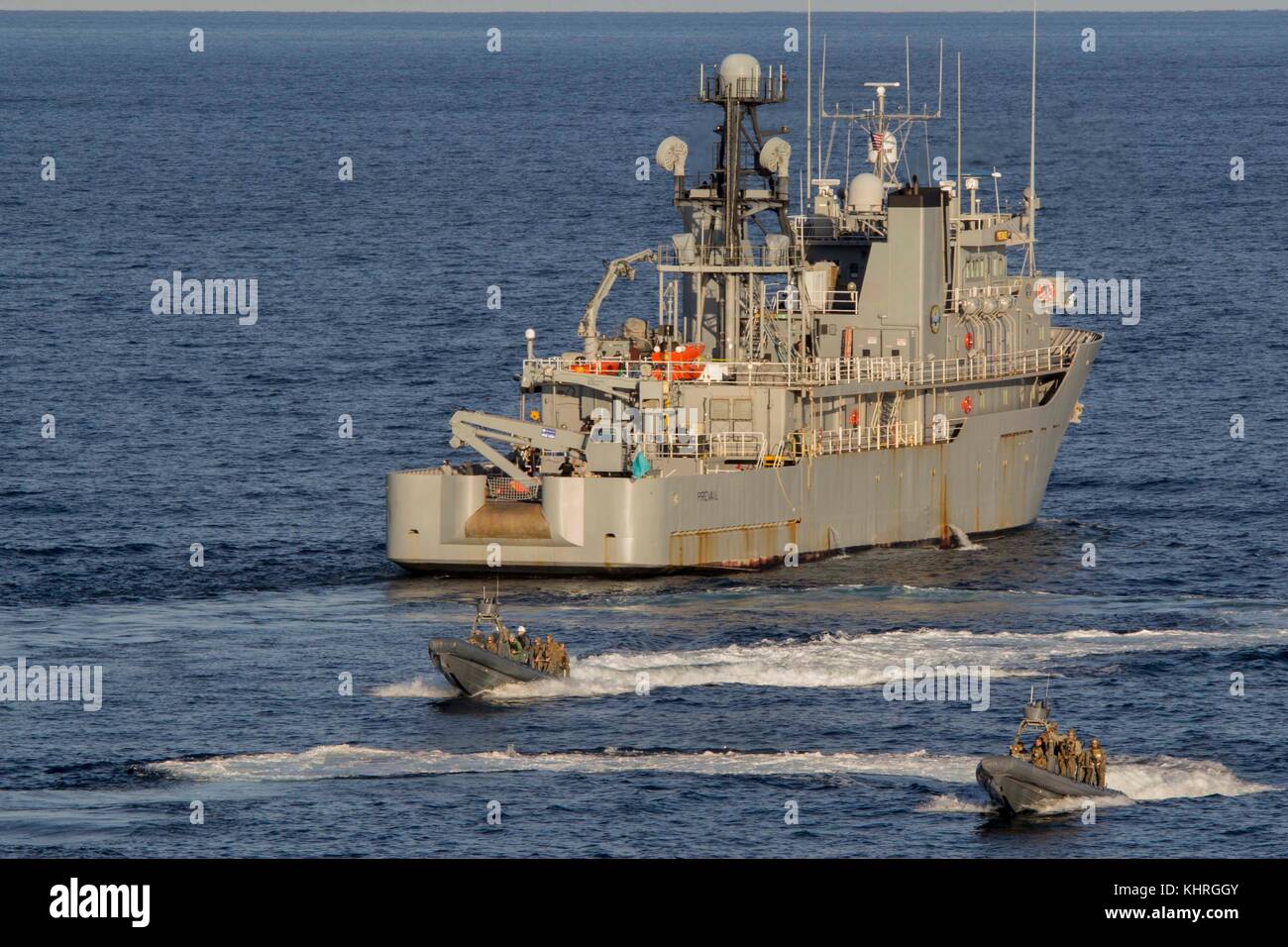 U.S. Marines with the Maritime Raid Force (MRF), 26th Marine ...