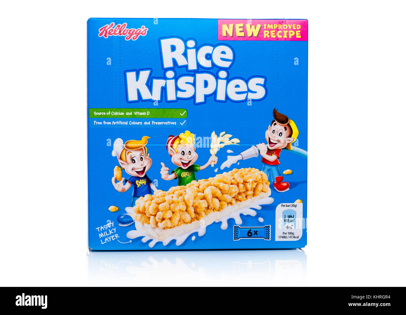 Rice breakfast cereal kellogs box hi-res stock photography and images ...