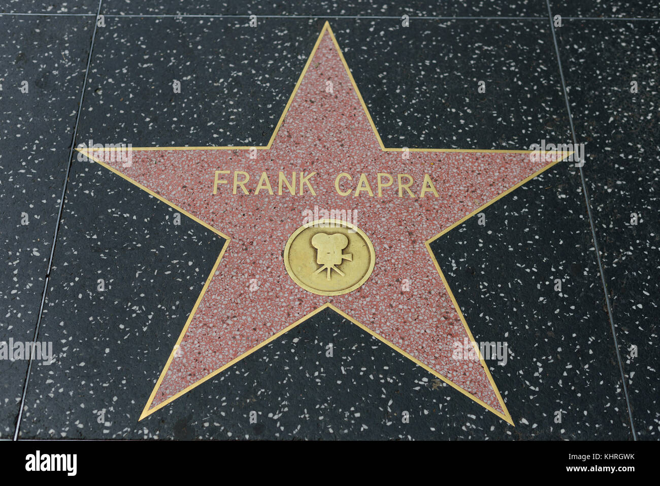 HOLLYWOOD, CA - DECEMBER 06: Frank Capra star on the Hollywood Walk of ...