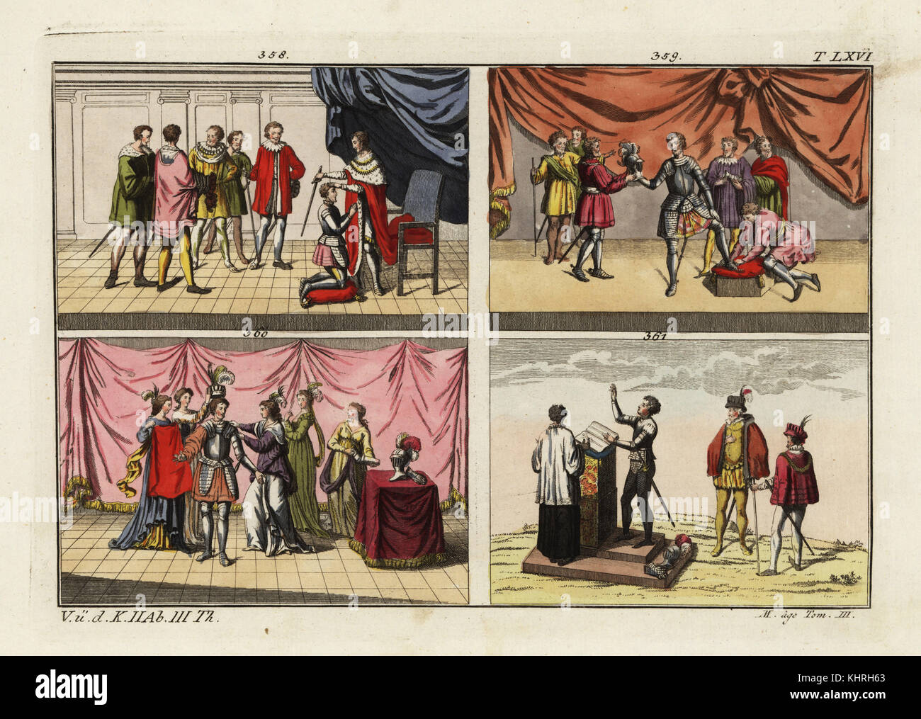 Ceremonies in middle ages hi-res stock photography and images - Alamy