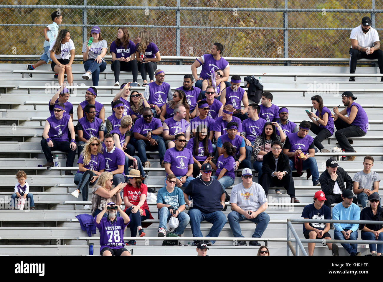Western Mustangs Touchdown Crowd 2017 Stock Photo - Alamy