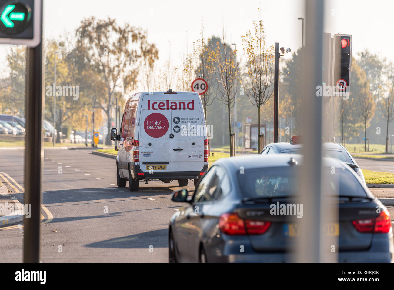 Iceland home delivery truck hi-res stock photography and images - Alamy