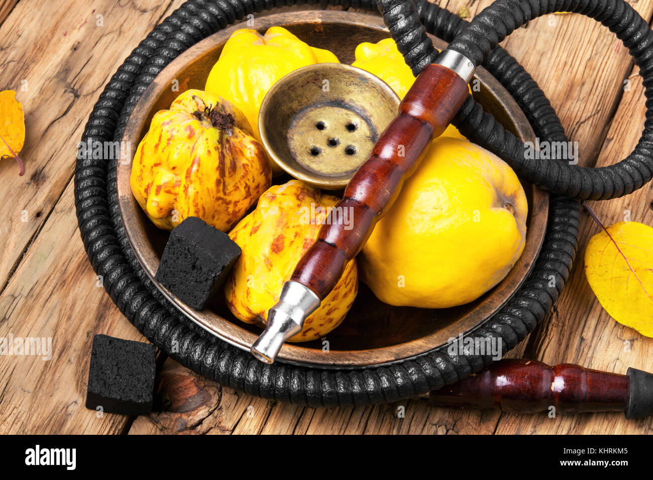 Smoking smoking hookah in Arabic style with the tobacco aroma of ripe ...