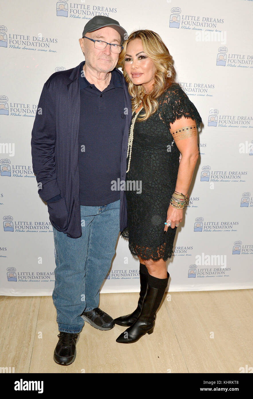 Phil Collins and Orianne Collins attend Little Dreams Foundation Gala ...