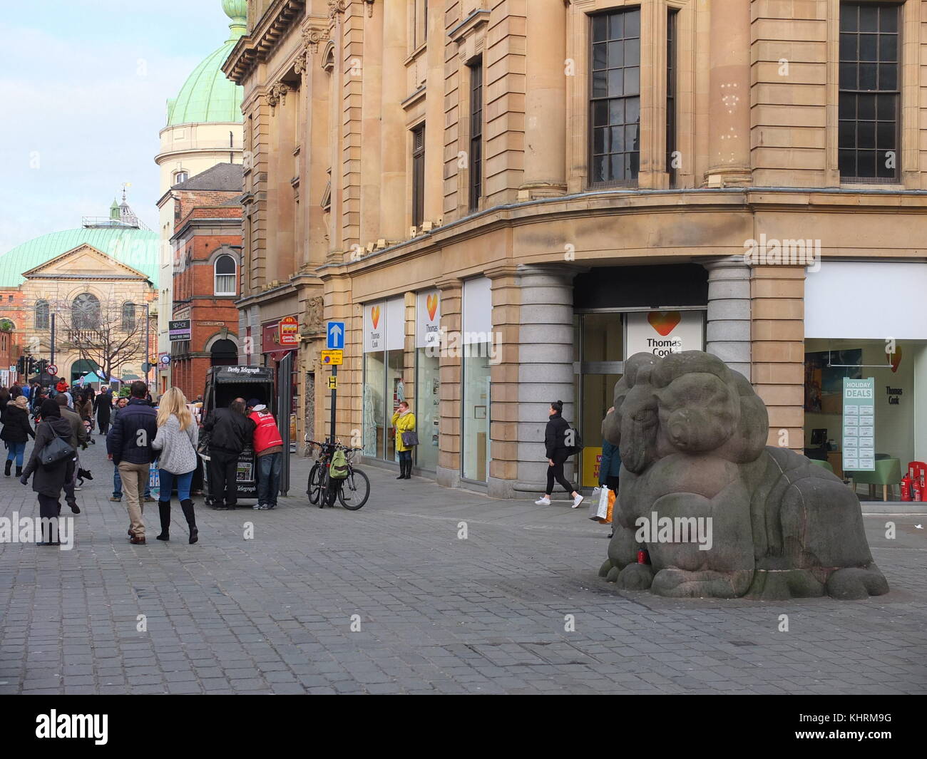 The Derby Ram or Derby Tup - mascot of Derby and Derbyshire - statue my ...