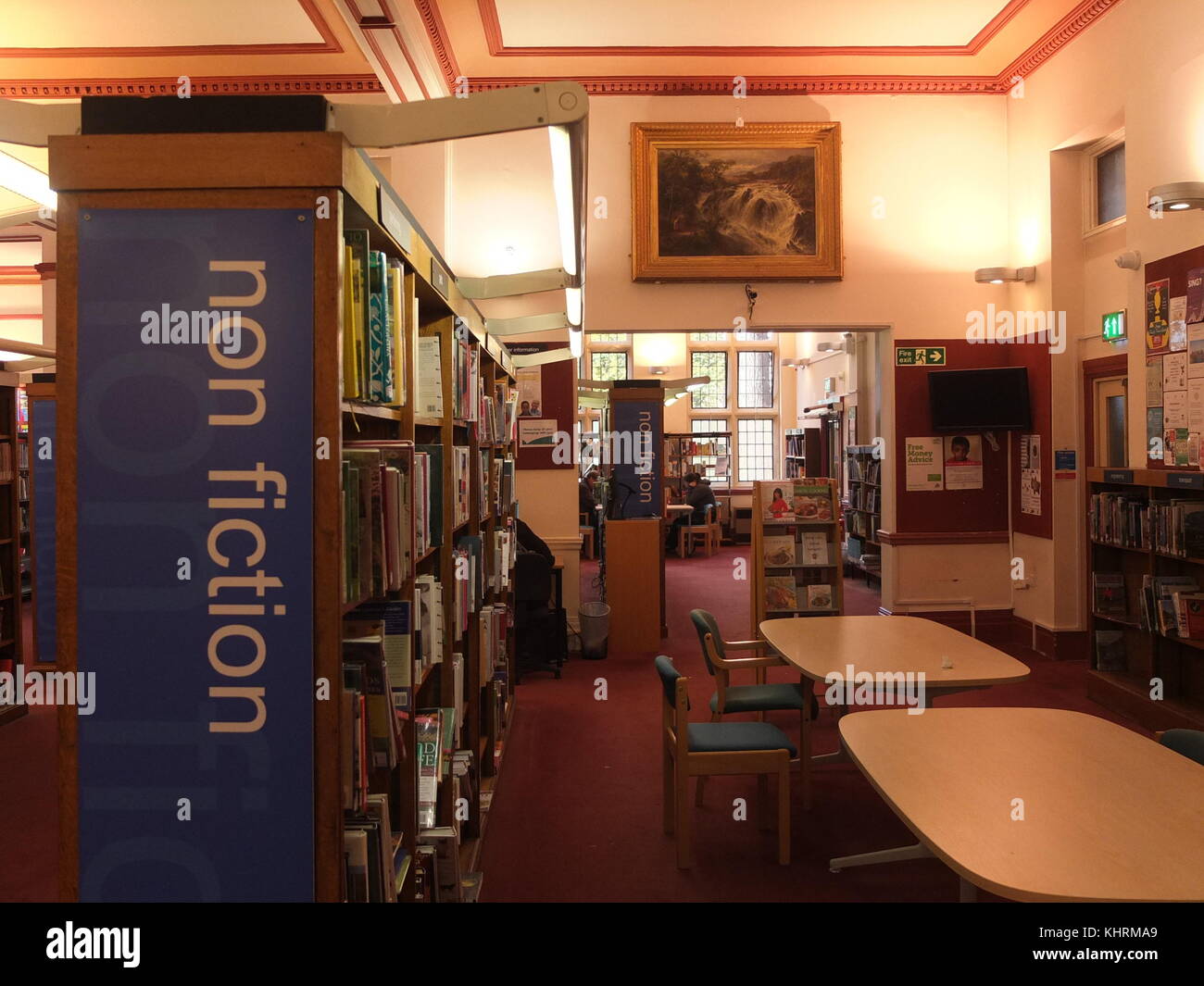 Historic interior of Derby Central Library, set to close in April 2018 ...