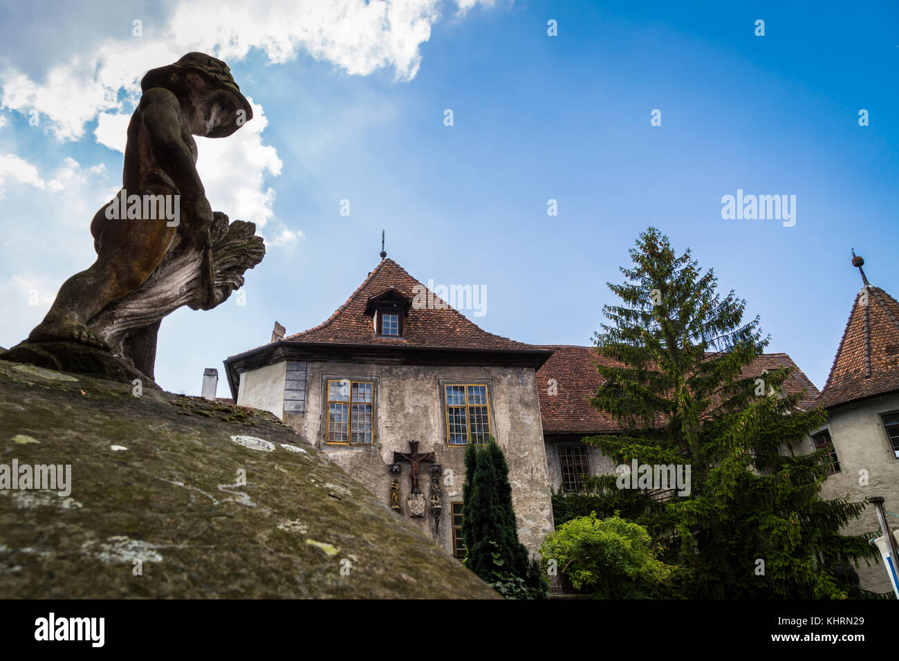 Statue meersburg lake constance germany hi-res stock photography and ...