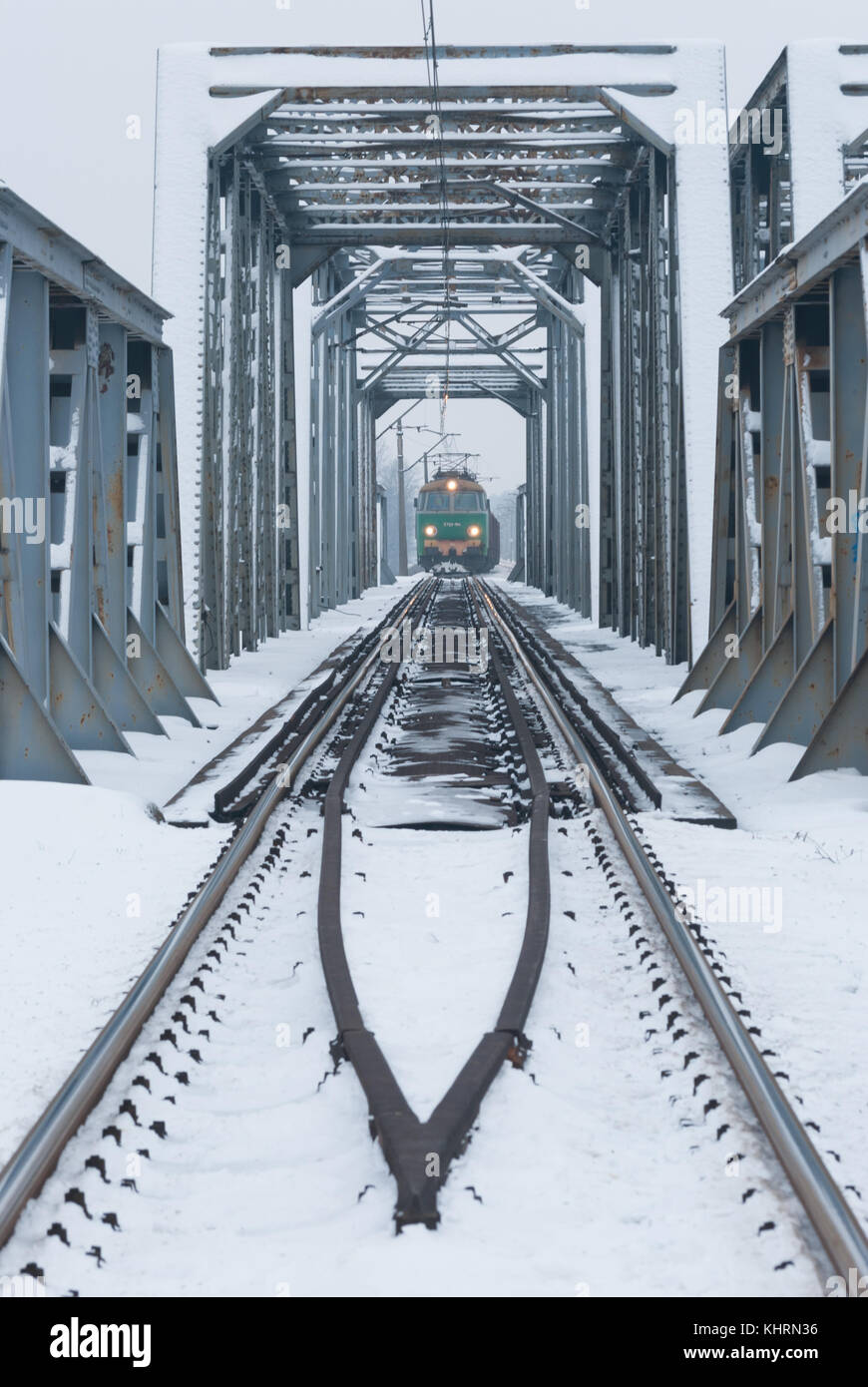 Frozen railroad hi-res stock photography and images - Alamy