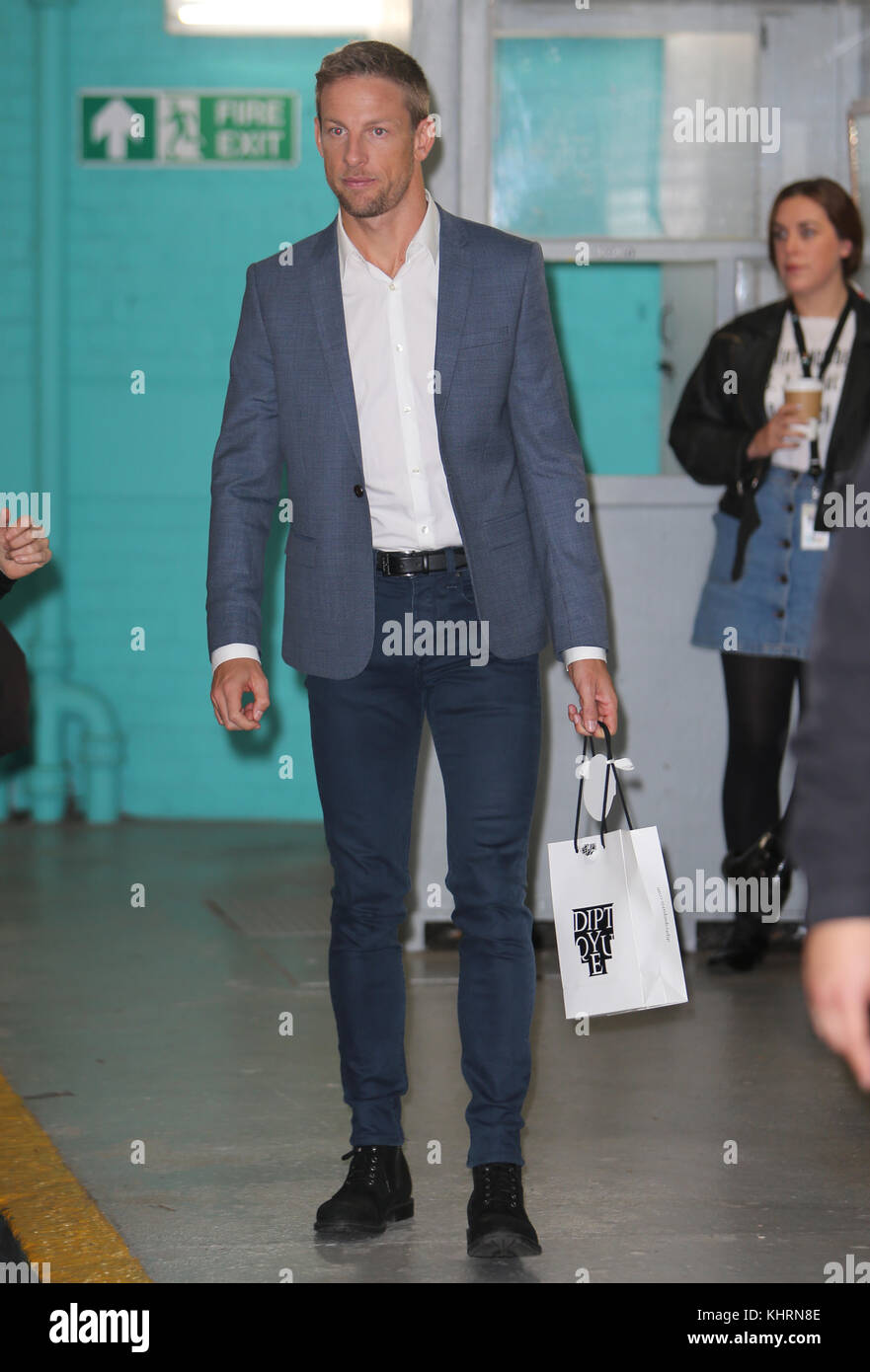 Jenson Button outside ITV Studios Featuring: Jenson Button Where ...