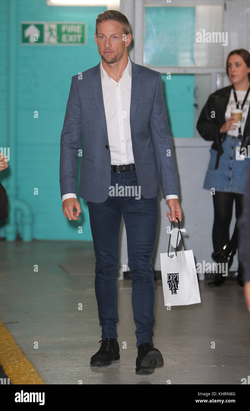 Jenson Button outside ITV Studios Featuring: Jenson Button Where ...